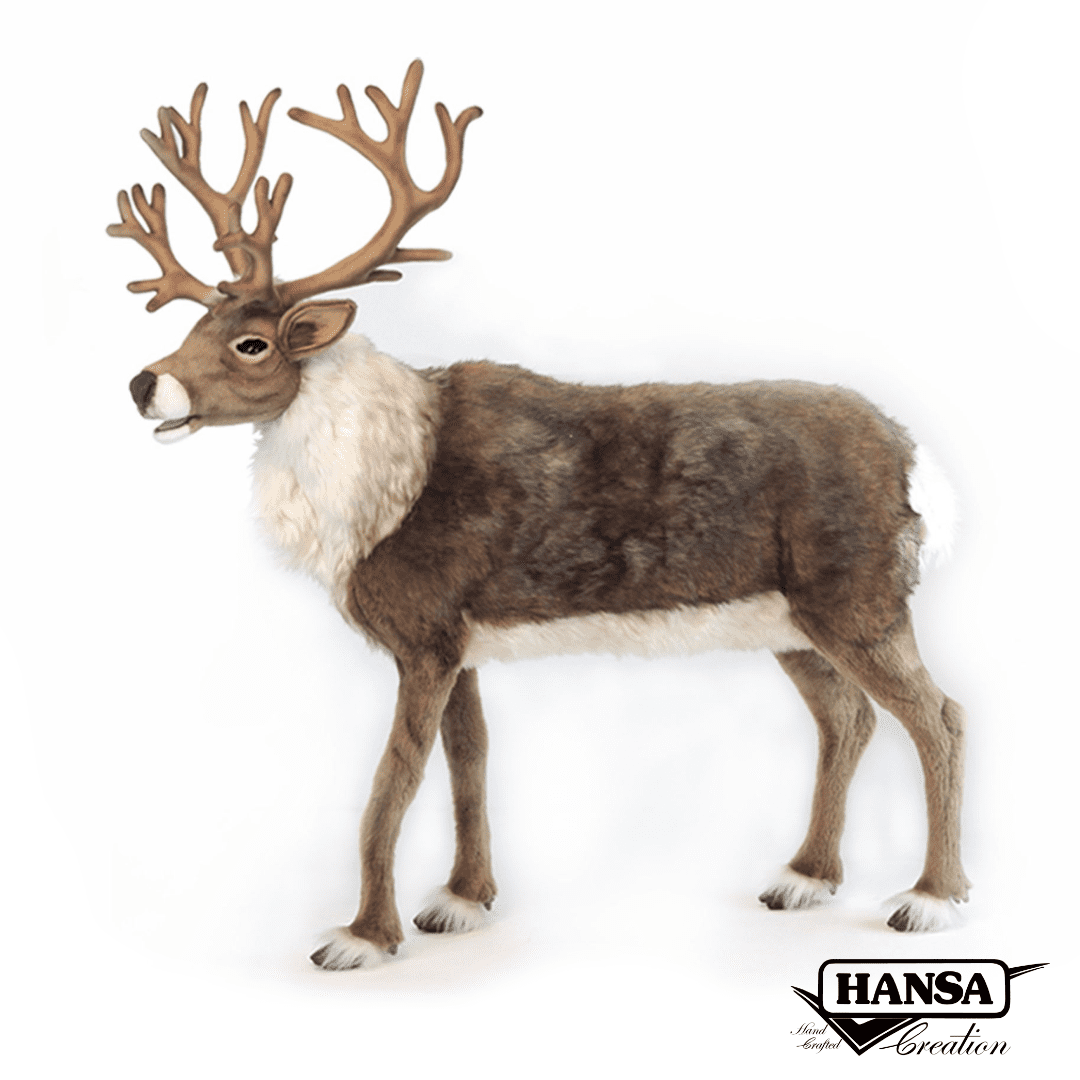 Life-Size Plush Nordic Reindeer (Static and Animated) - Commercial ...